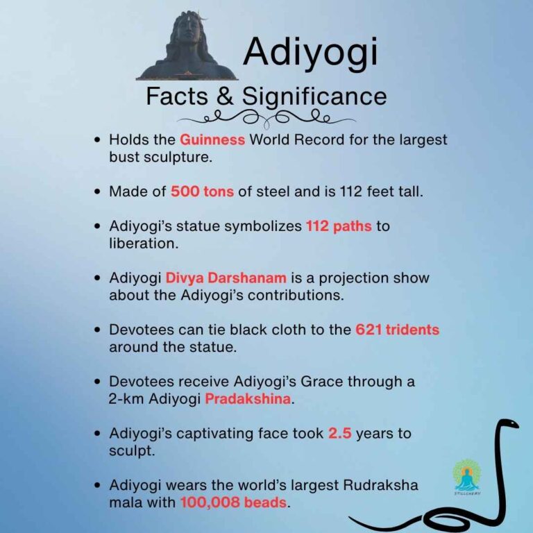 14 Facts About the 112-feet Adiyogi Shiva Statue that Will Leave You in ...